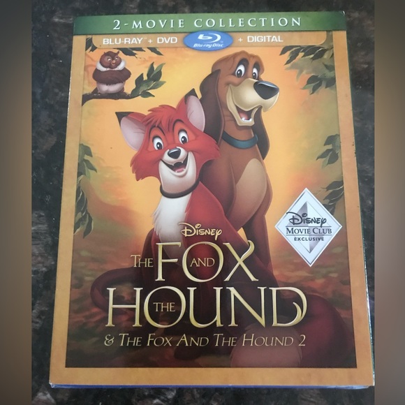 Disney | Media | New Disneys Fox Hound Double Feature Bluraydvddigital ...